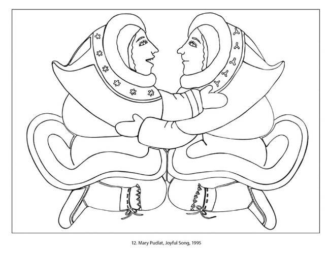 inuit art coloring pages